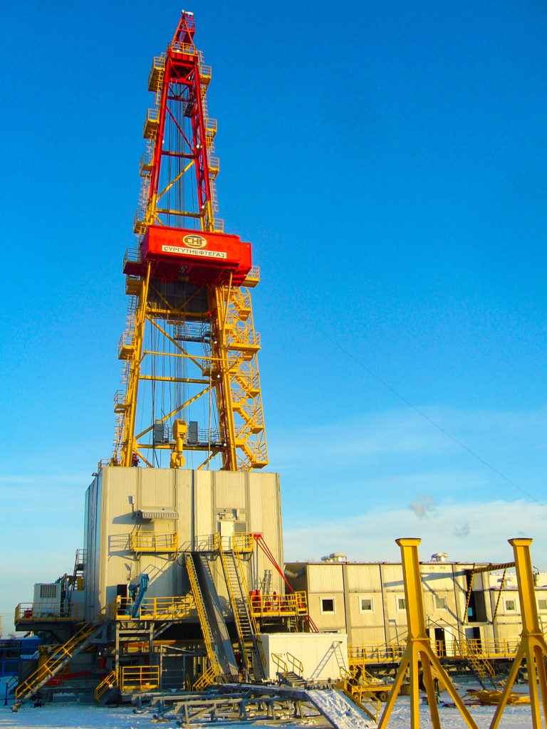 Cluster drilling rigs